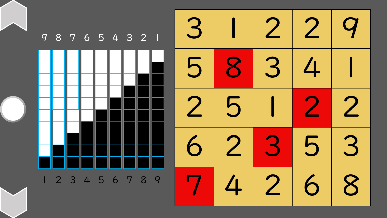 04124[算数]10のまとまりさがしゲーム 5×5（ヒント付き） | Teach U